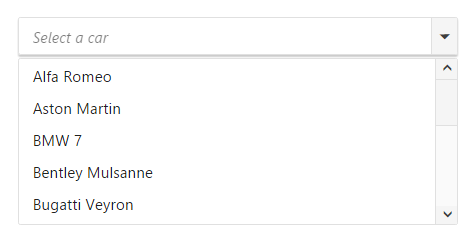 Getting Started with JSP DropDownList Control | Syncfusion